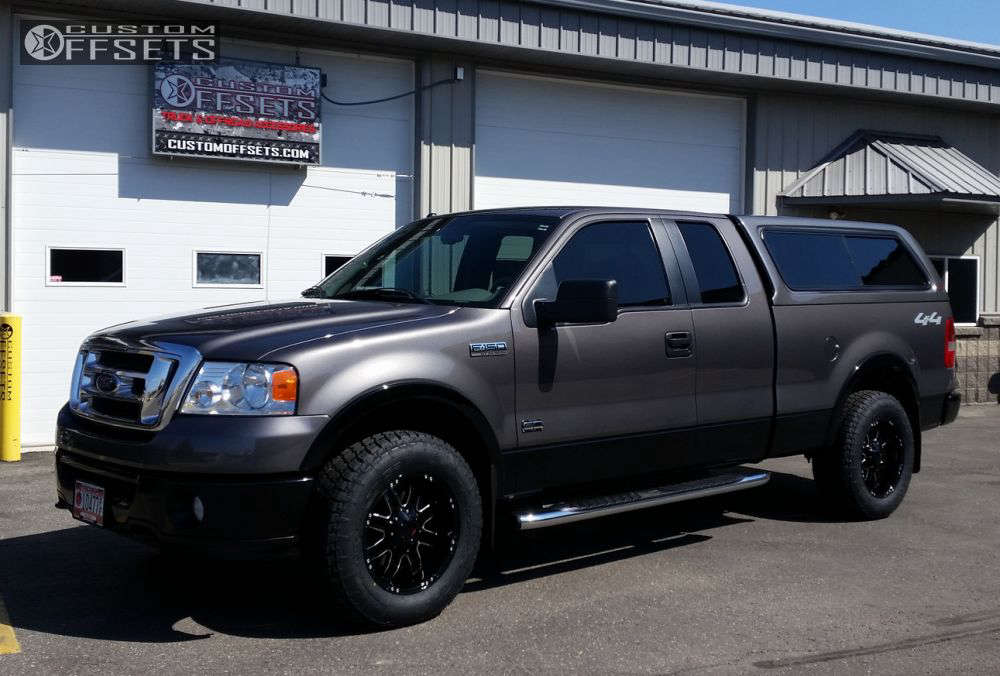 2008 Ford F-150 with 18x9 -12 Havok H103 and 275/65R18 Nitto Terra ...