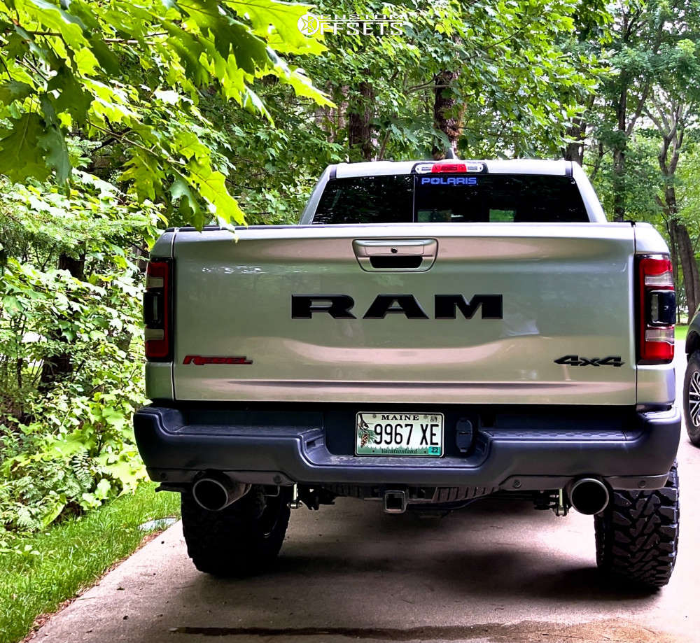 2020 Ram 1500 with 20x10 19 Ballistic Rage and 35/12.5R20 Yokohama ...