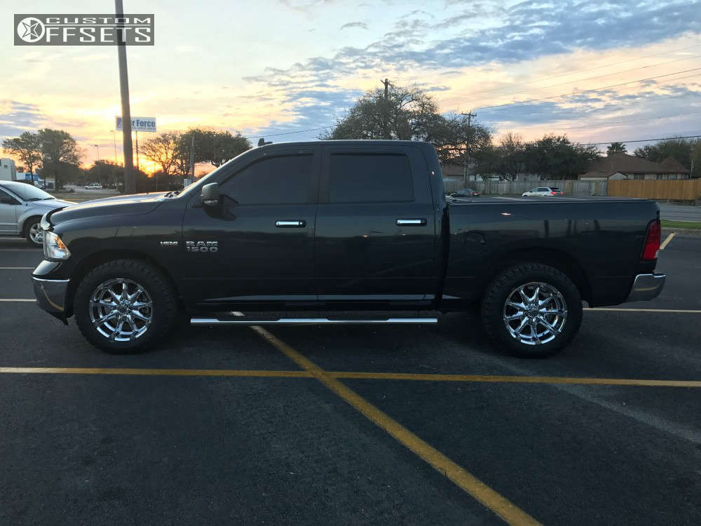 2016 Ram 1500 with 20x9 -12 XD Badlands and 305/55R20 BFGoodrich All ...