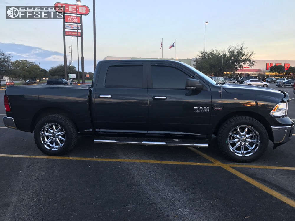 2016 Ram 1500 with 20x9 -12 XD Badlands and 305/55R20 BFGoodrich All ...