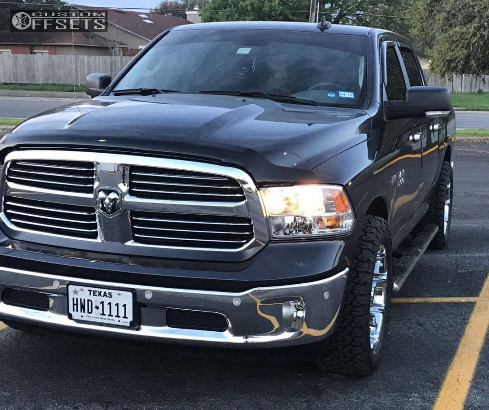 2016 Ram 1500 with 20x9 -12 XD Badlands and 305/55R20 BFGoodrich All ...