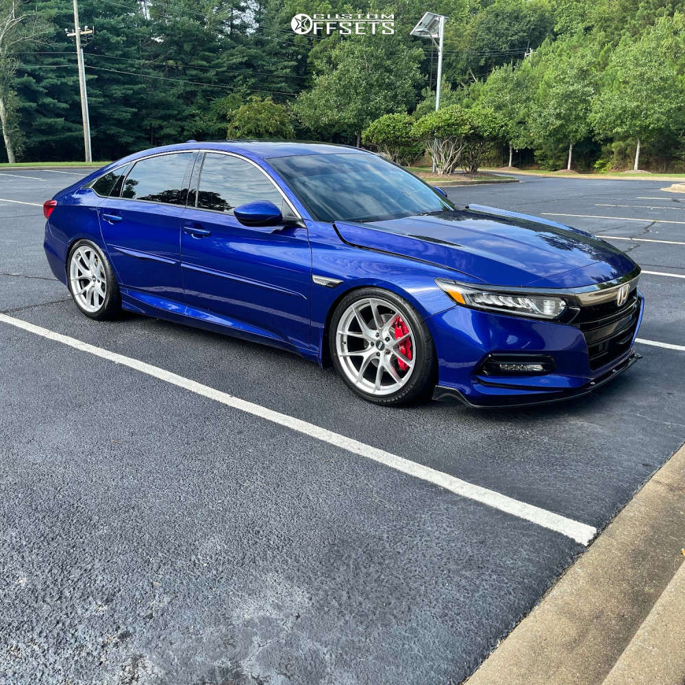 2019 Honda Accord with 19x9.5 35 ESR Rf2 and 275/35R19 Firestone ...