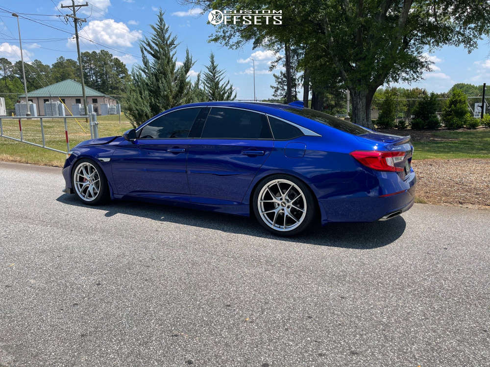 2019 Honda Accord with 19x9.5 35 ESR Rf2 and 275/35R19 Firestone ...