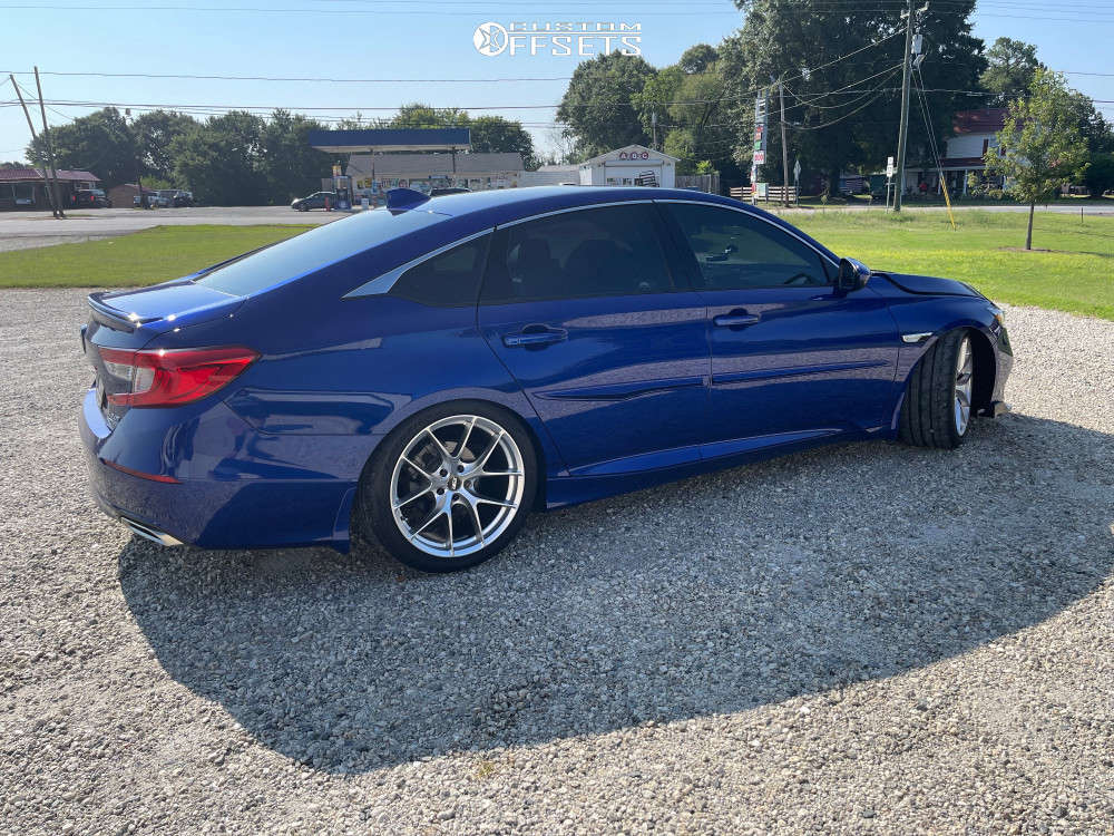2019 Honda Accord with 19x9.5 35 ESR Rf2 and 275/35R19 Firestone ...