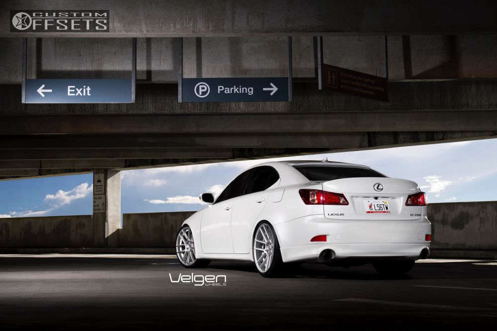 2008 Lexus IS250 with 20x9 32 Velgen VMB6 and 245/30R20 Hankook V12 and ...