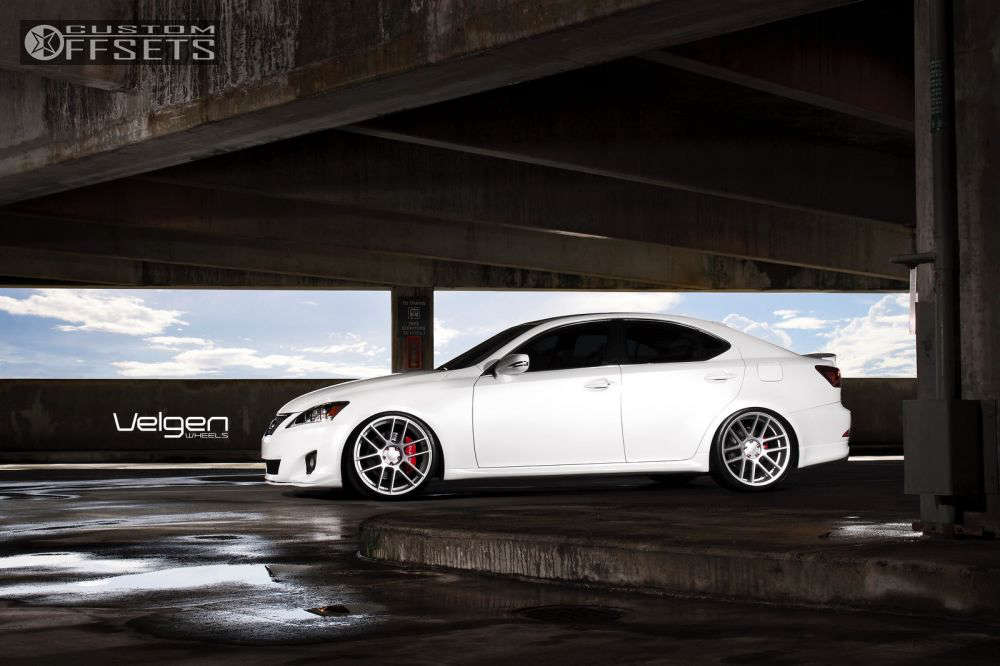 2008 Lexus IS250 with 20x9 32 Velgen VMB6 and 245/30R20 Hankook V12 and ...
