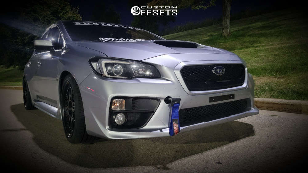 2015 Subaru WRX with 18x8.5 35 XXR 521 and 225/40R18 Hankook Ventus S1 Noble 2 and Air ...