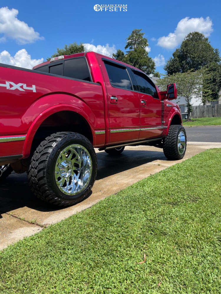 2011 Ford F-150 with 22x12 -44 RBP Glock and 325/50R22 AMP Mud Terrain ...