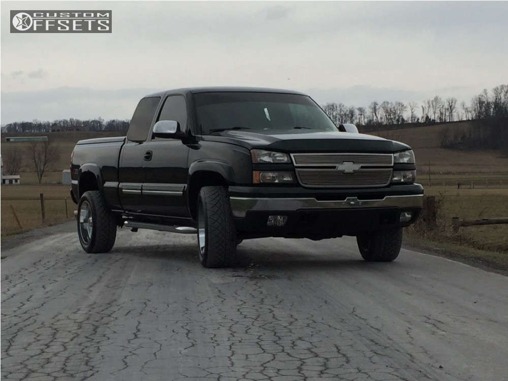 2006 Chevrolet Silverado 1500 with 20x10 -24 Moto Metal MO962 and 285 ...