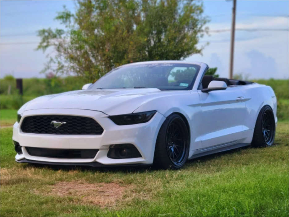 2015 Ford Mustang with 19x11 15 Aodhan Ds06 and 255/35R19 Landsail ...