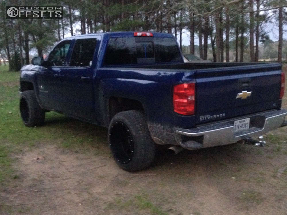 2014 Chevrolet Silverado 1500 with 20x12 -51 Vision Rocker and 275 ...