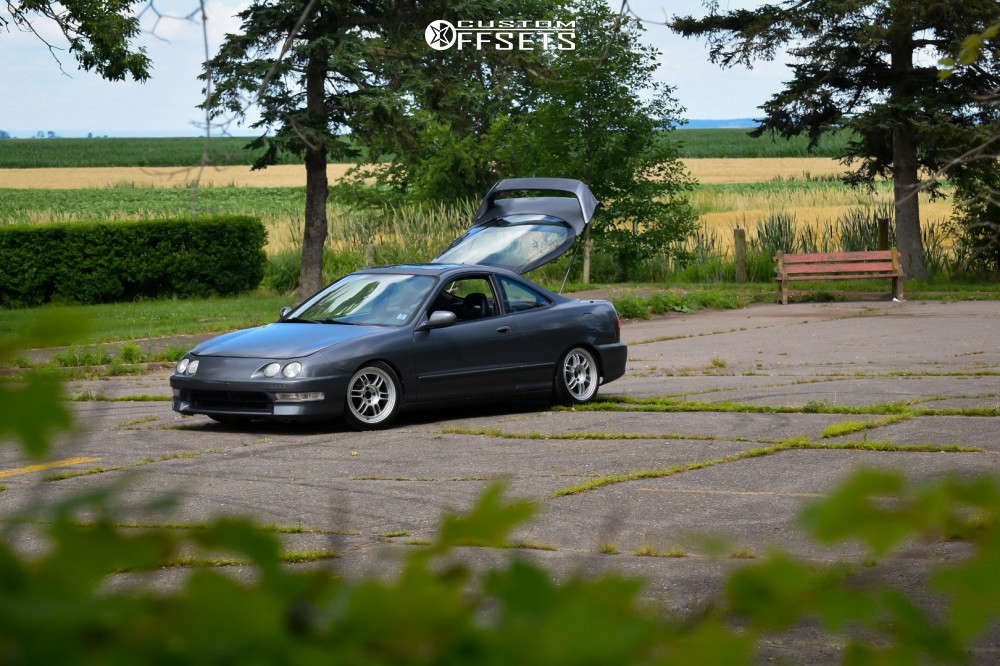 2000 Acura Integra Nearly Flush Coilovers | Custom Offsets