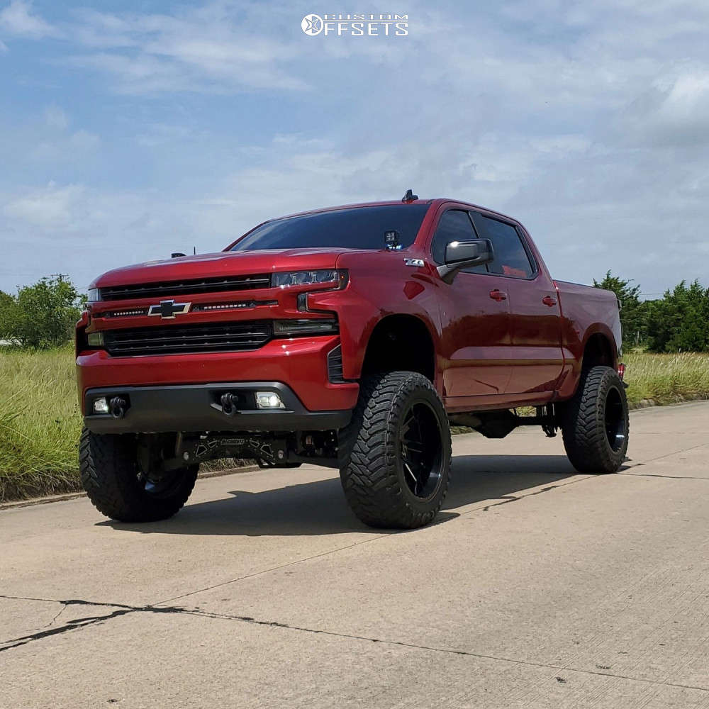 2019 Chevrolet Silverado 1500 with 22x12 -51 ARKON OFF-ROAD Lincoln and 37/13.5R22 Atturo Trail ...