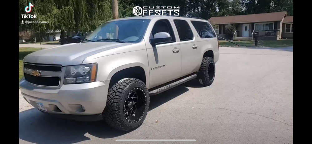 2009 Chevrolet Suburban 2500 with 20x12 -44 Moto Metal Mo985 and 33/12 ...