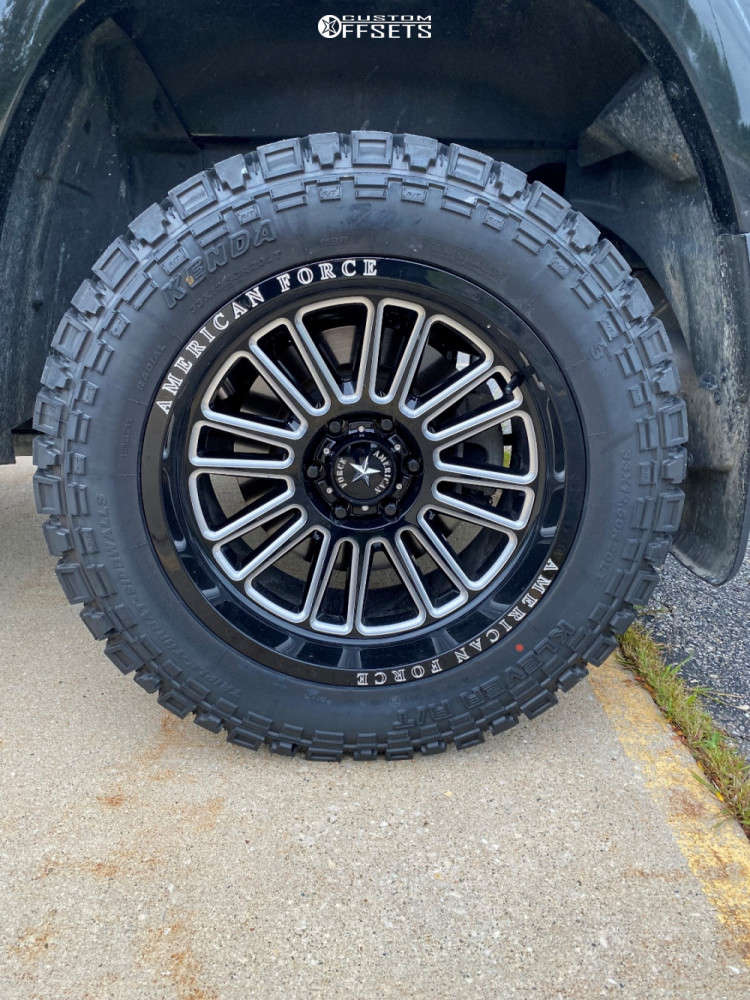 2019 Ram 1500 with 20x10 -18 American Force Weapon and 33/12.5R20 Kenda ...