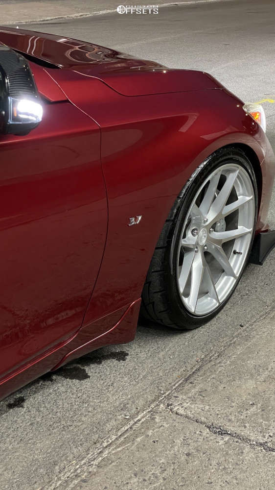 2014 INFINITI Q50 with 19x9.5 35 Aodhan Aff7 and 255/35R19 Firestone ...