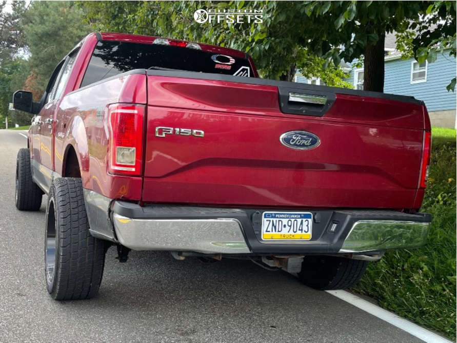 2016 Ford F-150 with 20x10 -25 Vision Rocker and 31/10.5R20 Mastercraft ...