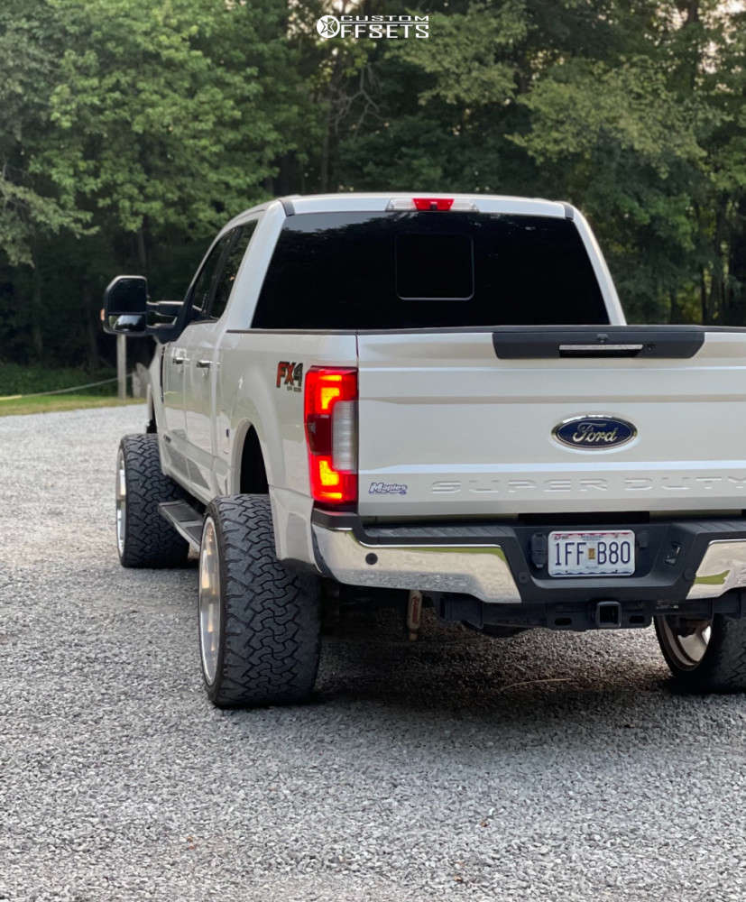 2017 Ford F-250 Super Duty with 24x14 -76 Hostile Forged Punisher and ...