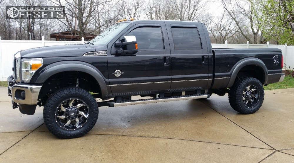 2015 Ford F-250 Super Duty with 20x10 -25 Grid GD01 and 35/12.5R20 ...