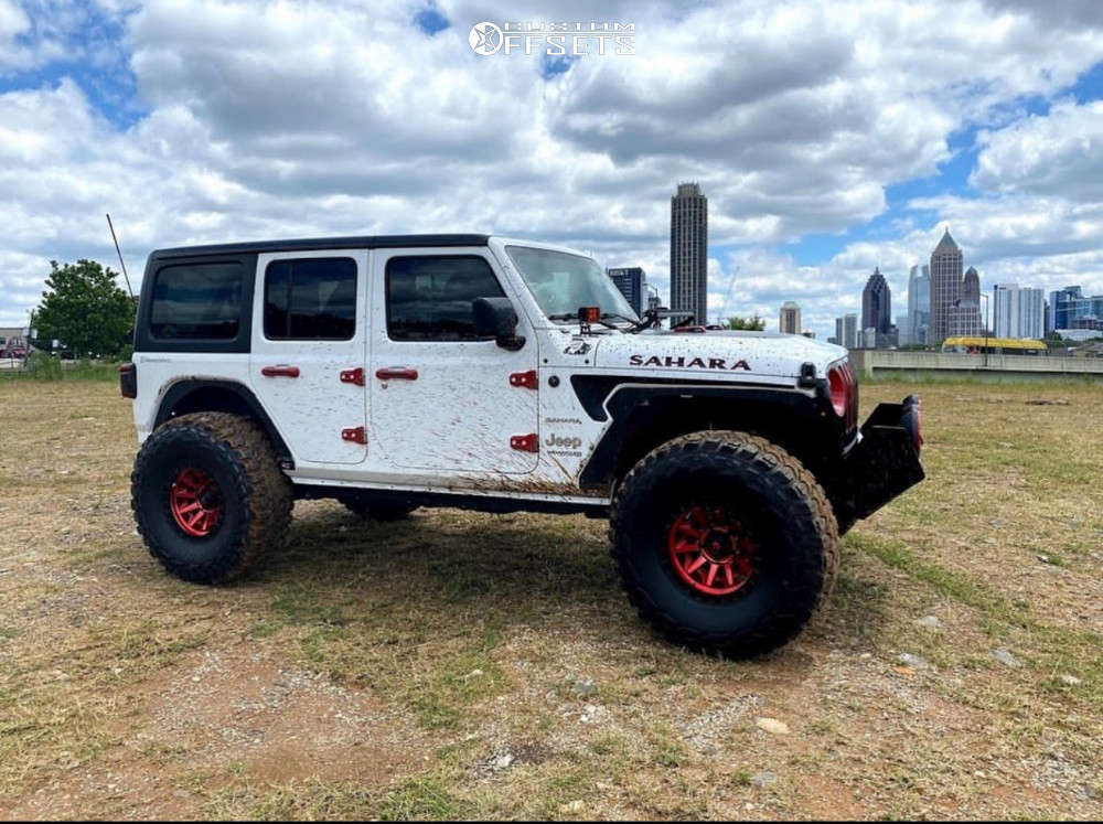 2018 Jeep Wrangler with 17x9 -12 Fuel Covert and 40/13.5R17 Gladiator ...
