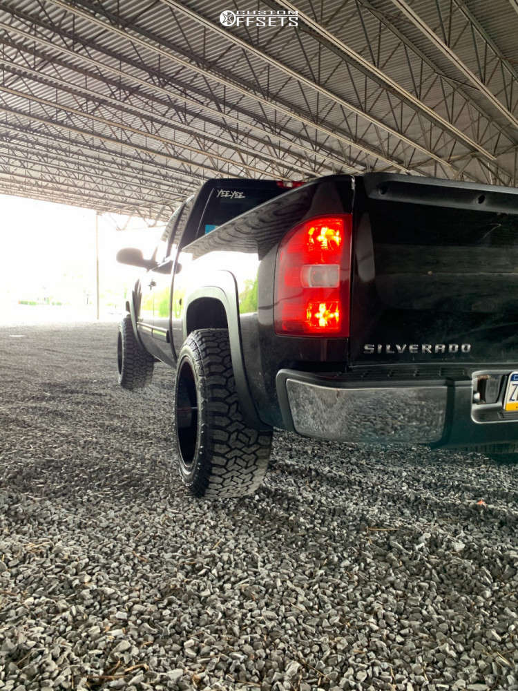 2009 Chevrolet Silverado 1500 with 20x12 -51 Vision Sliver 360 and 33/ ...