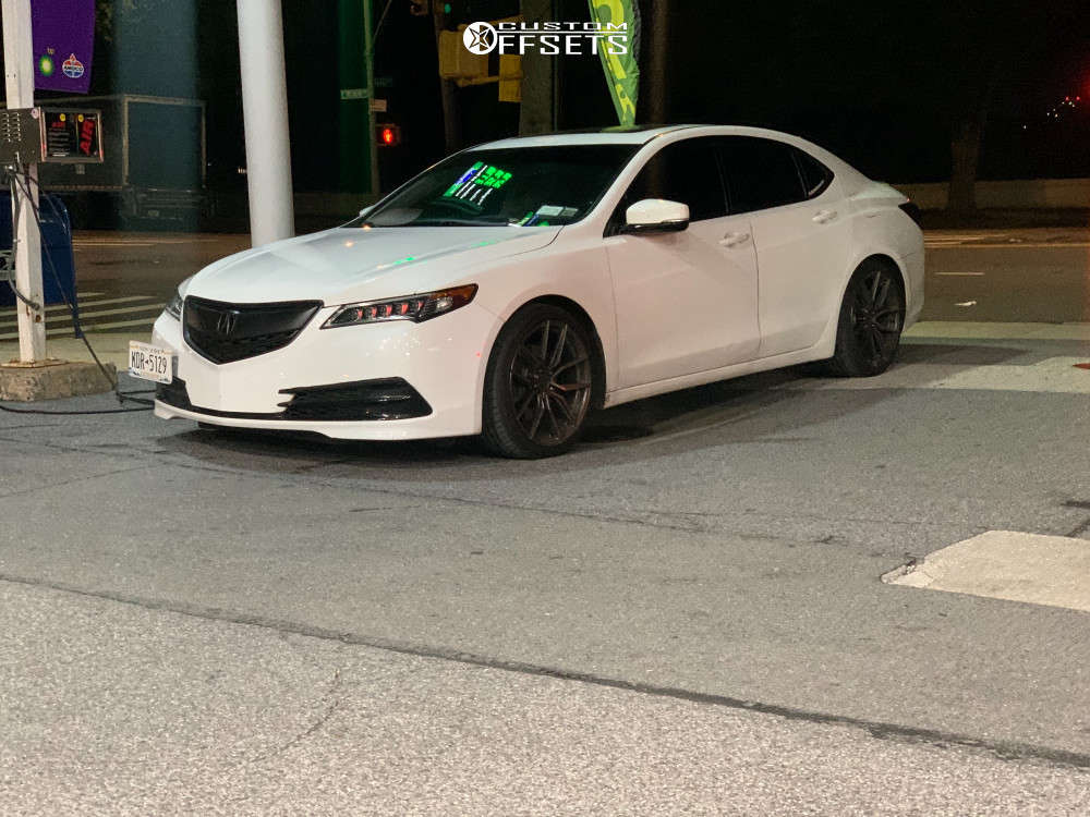 2017 Acura TLX with 19x8.5 45 XXR 559 and 225/40R19 Achilles Atr Sport ...