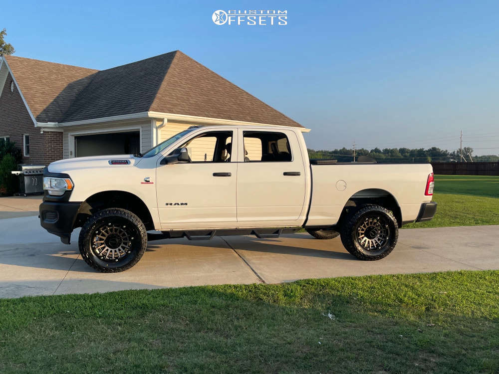 2019 Ram 2500 with 20x9 12 Vision Creep and 35/12.5R20 Americus Rugged ...