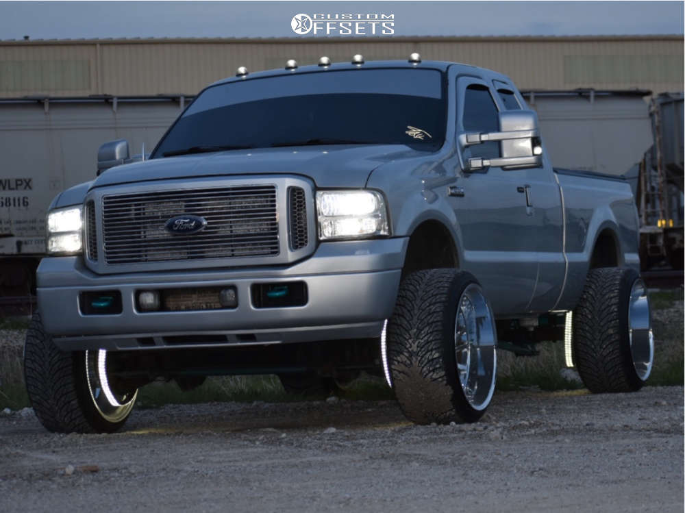 2006 Ford F-250 Super Duty with 24x14 -72 Tuff T2a and 305/35R24 Atturo ...
