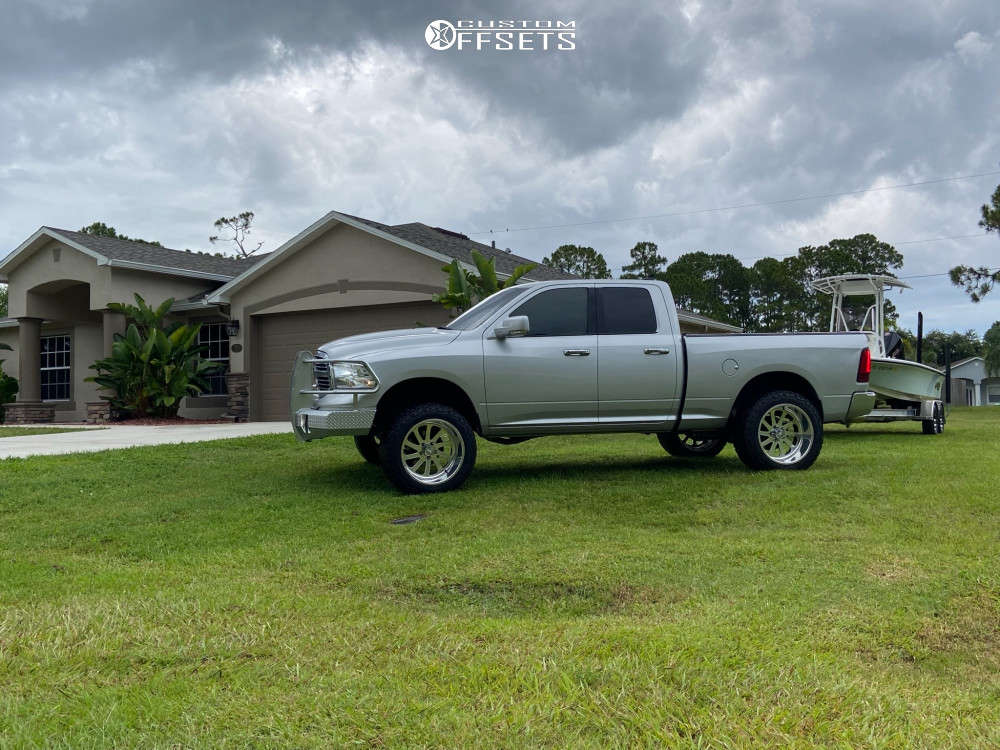 2013 Ram 1500 with 22x12 -40 American Force Burnout SS and 35/12.5R22 ...