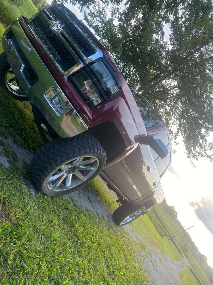 2015 Chevrolet Silverado 1500 with 24x9.5 0 KMC Slide and 35/12.5R24 ...