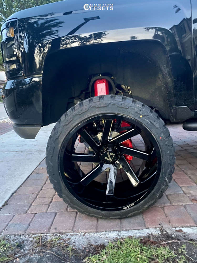 2016 Chevrolet Silverado 1500 with 24x14 -81 ARKON OFF-ROAD Lincoln and ...