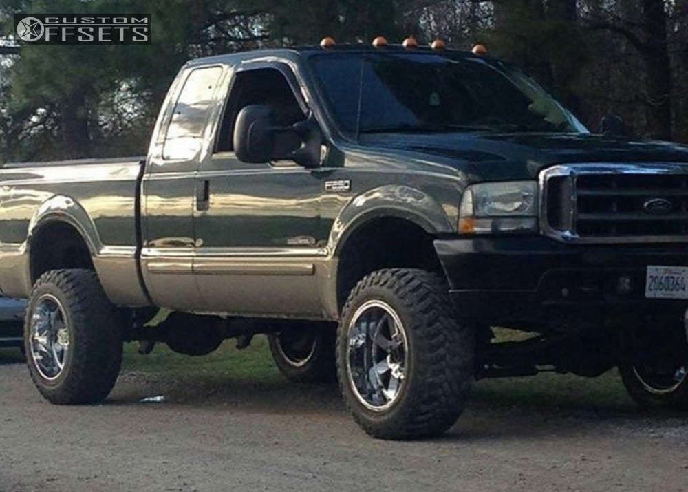2002 Ford F-250 Super Duty with 20x12 -44 Moto Metal MO962 and 35/12 ...