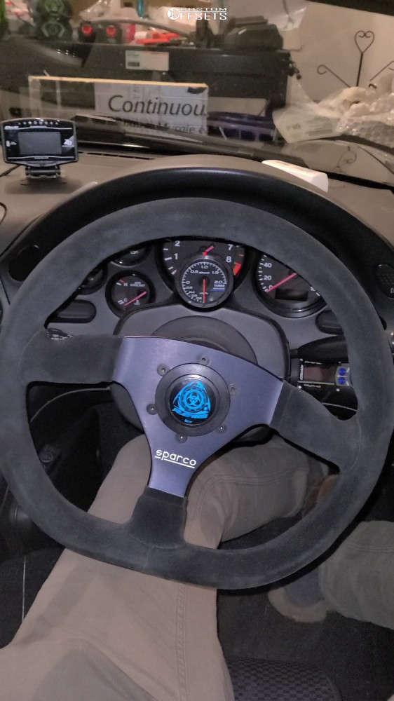 1995 Mazda RX-7 with 18x8.5 53 BBS Rgr and 255/45R18 Dunlop Direzza and ...