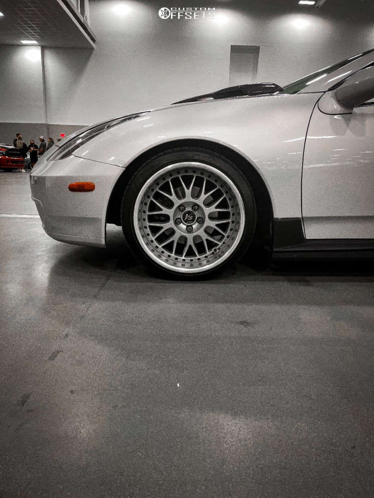 2001 Toyota Celica with 17x9.5 20 Work Vsxx and 205/45R17 Hankook ...