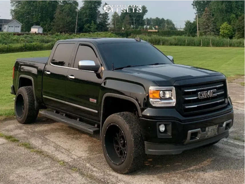 2015 GMC Sierra 1500 with 20x12 -51 Vision Rocker and 305/50R20 Nitto ...