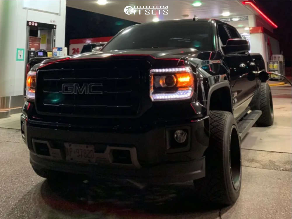 2015 GMC Sierra 1500 with 20x12 -51 Vision Rocker and 305/50R20 Nitto ...