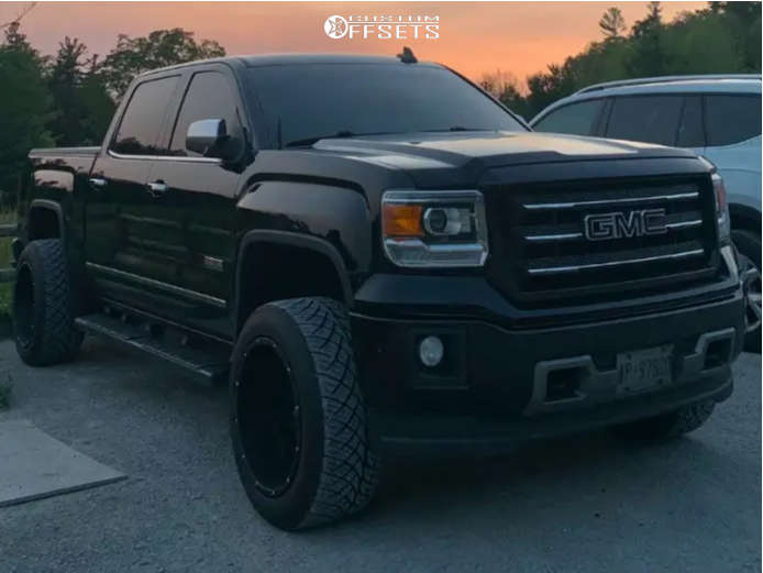 2015 GMC Sierra 1500 with 20x12 -51 Vision Rocker and 305/50R20 Nitto ...