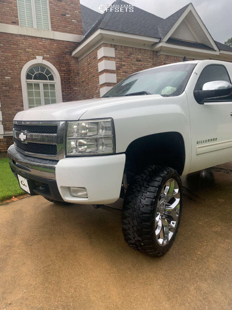 2010 Chevrolet Silverado 1500 with 24x12 25 Factory Reproductions Fr59 ...