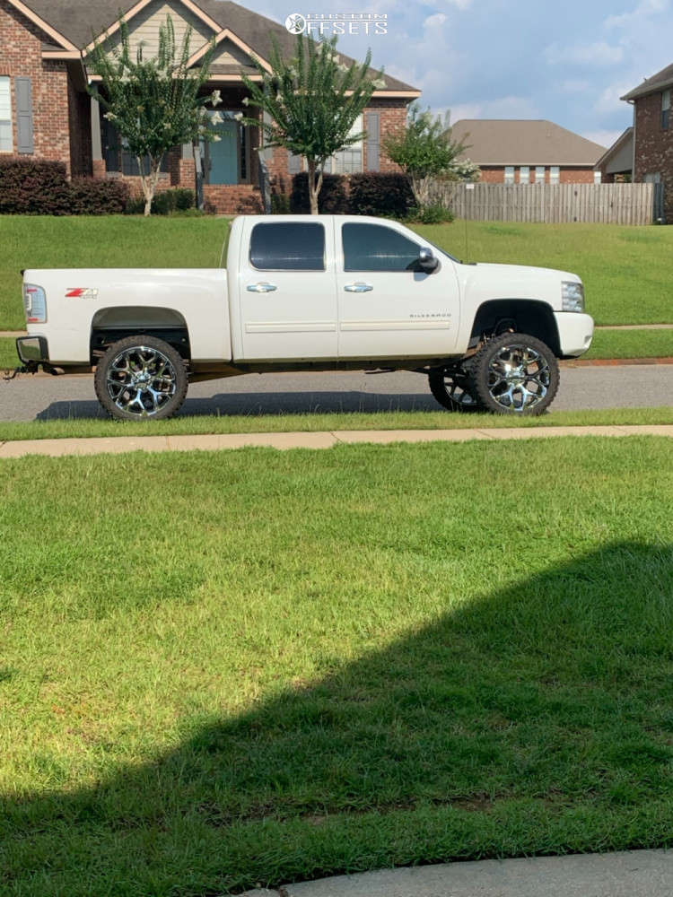 2010 Chevrolet Silverado 1500 with 24x12 25 Factory Reproductions Fr59 ...