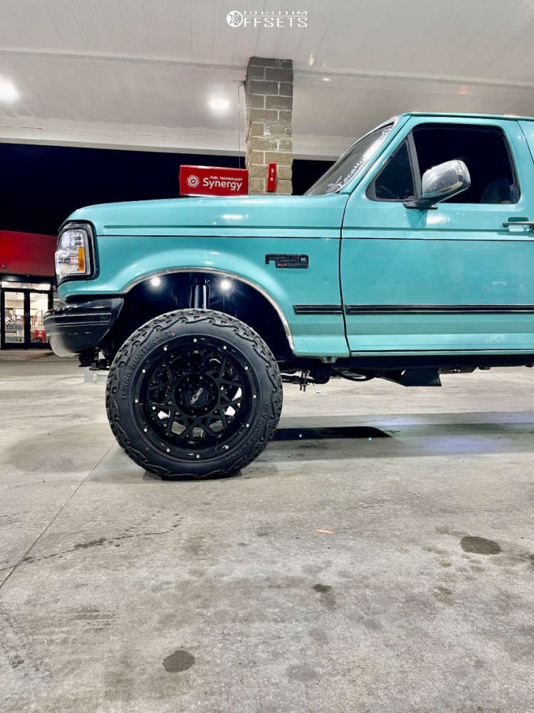 1996 Ford F-250 with 20x12 -51 Vision Rocker 412 and 33/12.5R20 Venom ...