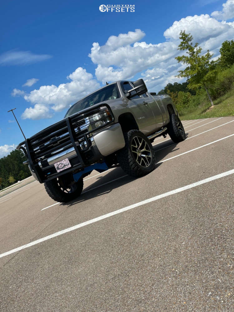 2008 Chevrolet Silverado 1500 with 22x9 0 OE Creations Snowflakes and ...