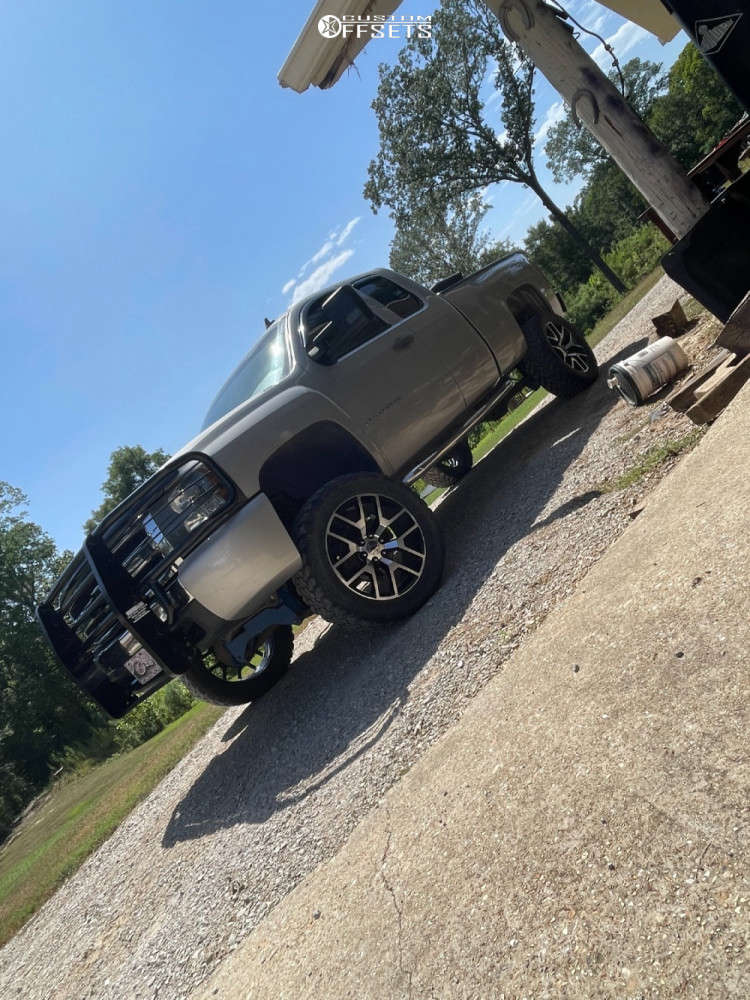 2008 Chevrolet Silverado 1500 with 22x9 0 OE Creations Snowflakes and ...