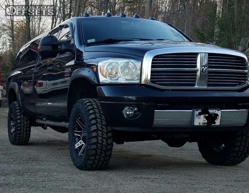2007 Dodge Ram 3500 with 20x9 -12 Red Dirt Road Rd04 and 35/12.5R20 ...