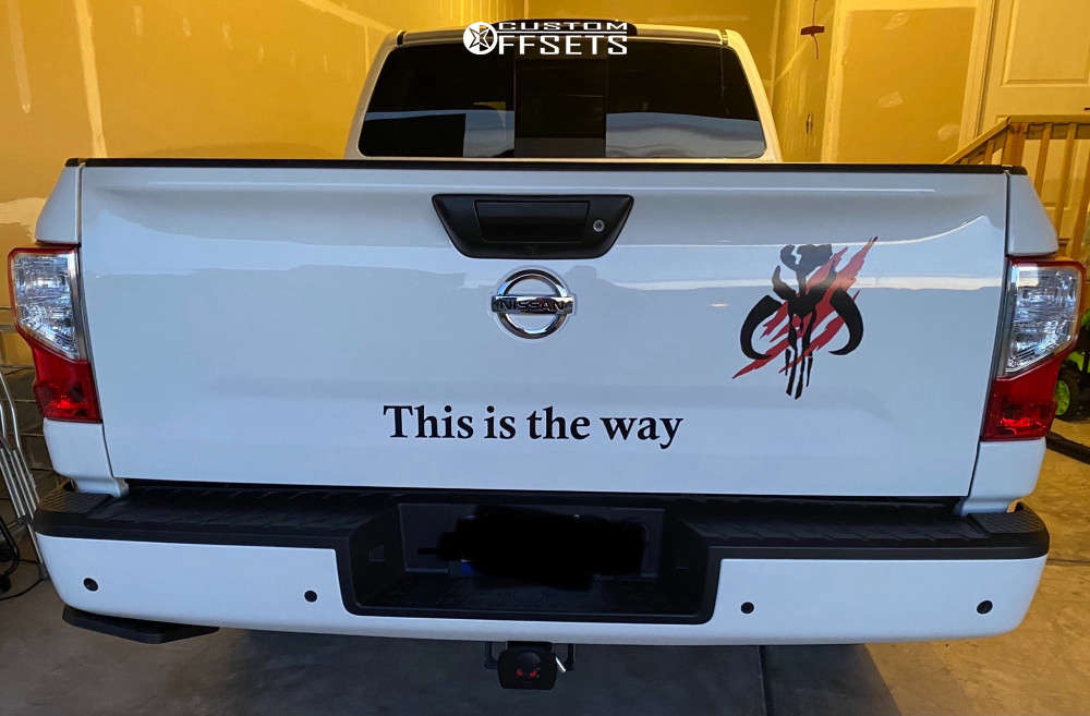 2021 Nissan Titan XD with 20x9 -12 Vision Manx 2 and 275/65R20 Nitto ...