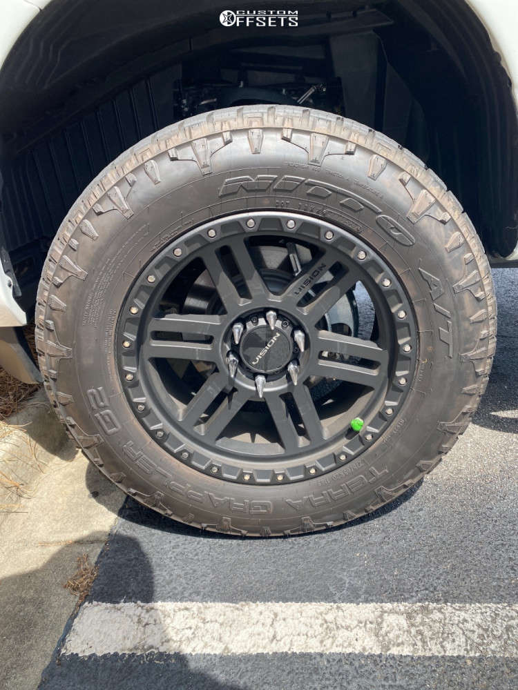 2021 Nissan Titan XD with 20x9 -12 Vision Manx 2 and 275/65R20 Nitto ...