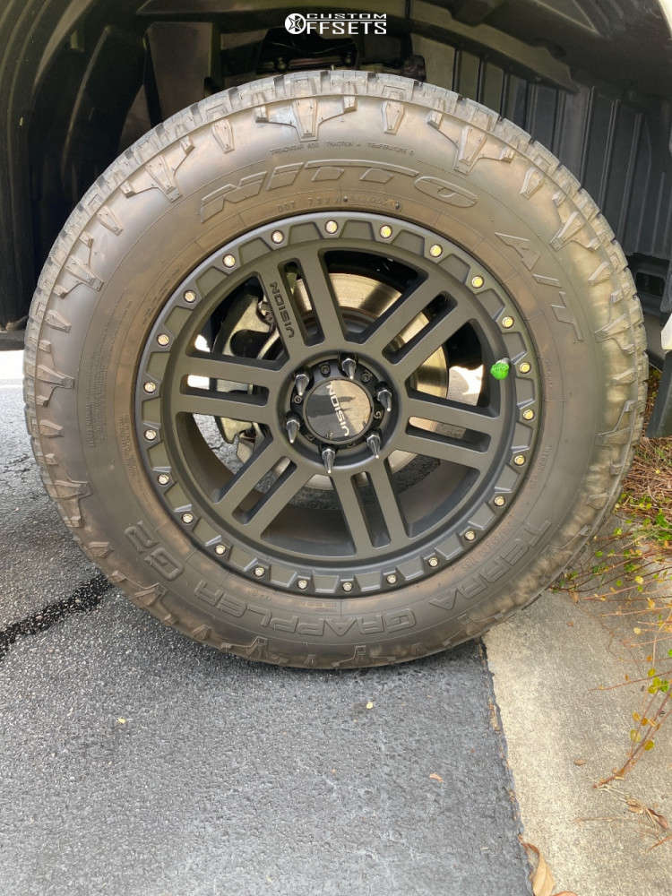 2021 Nissan Titan XD with 20x9 -12 Vision Manx 2 and 275/65R20 Nitto ...