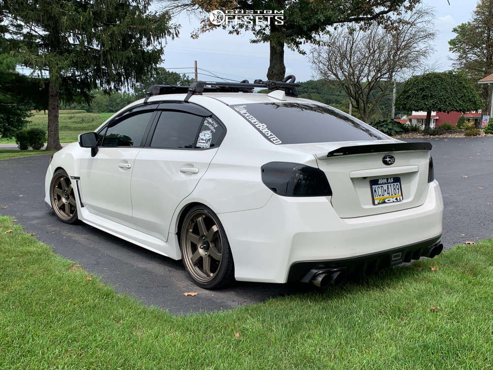 2015 Subaru WRX with 18x8.5 35 AVID1 AV6 and 225/35R18 Nankang Ns-25 ...