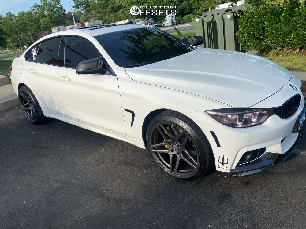 2016 BMW 435i Gran Coupe with 19x9.5 22 ESR Rf15 and 245/35R19 Michelin ...