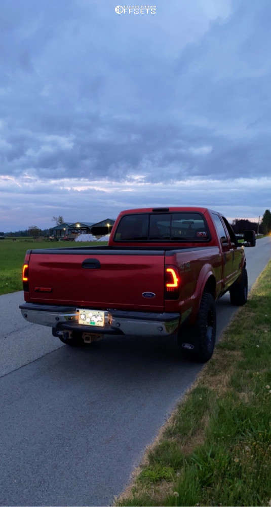 2002 Ford F-250 Super Duty with 17x9 -10 Fuel Hostage and 35/12.5R17 ...