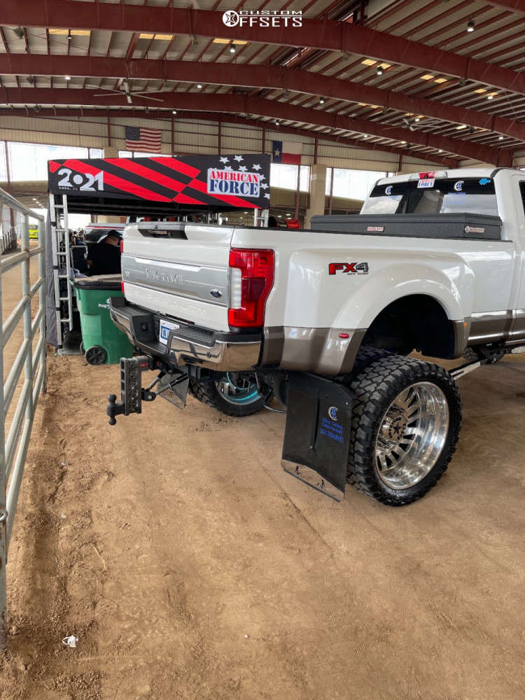 2019 Ford F-350 Super Duty with 28x16 -101 American Force Thrust and 40 ...